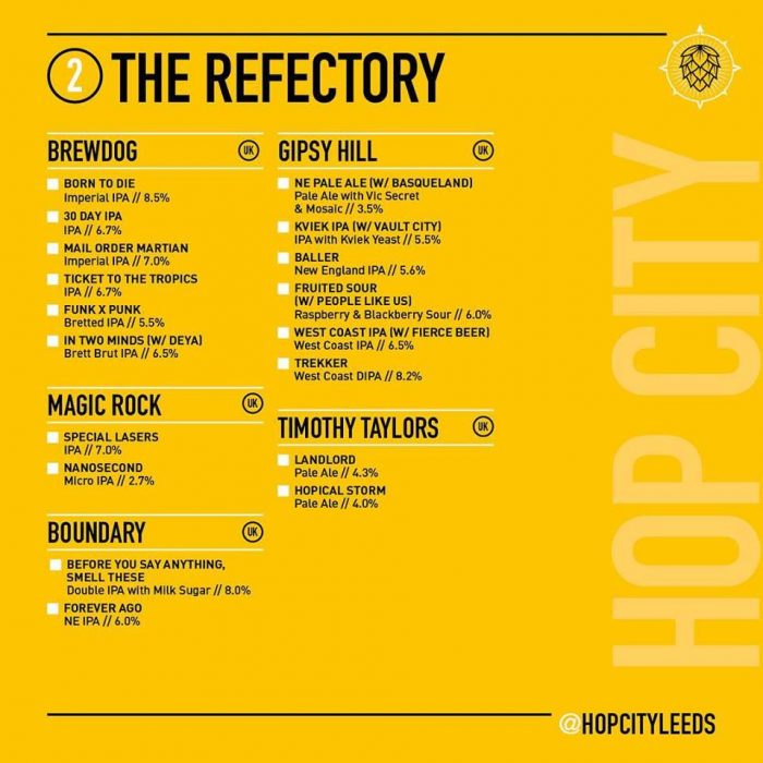 Hop City 2019 - Full Brewery & Beer List - Beer News - Craft & Slice